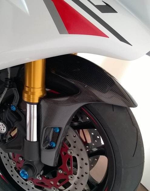 LighTech Carbon Fibre Front Mudguard Yamaha YZF R1 2015-2019 / R1 2020 ...